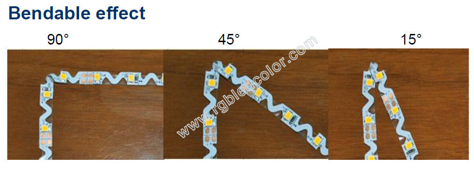 15/45/90 degree bendable S type led strip