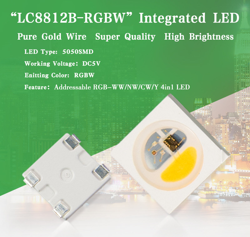 High Quality SK6812 RGBW 4 Channel Addressable Color SK6812 Digital LED ...