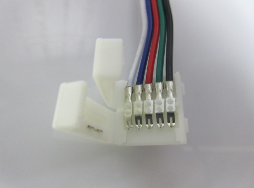 solderless 5pin led connector for RGBW led strip