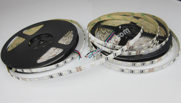 dc24v constant current rgb led strip 5050 300 leds 10mm white pcb