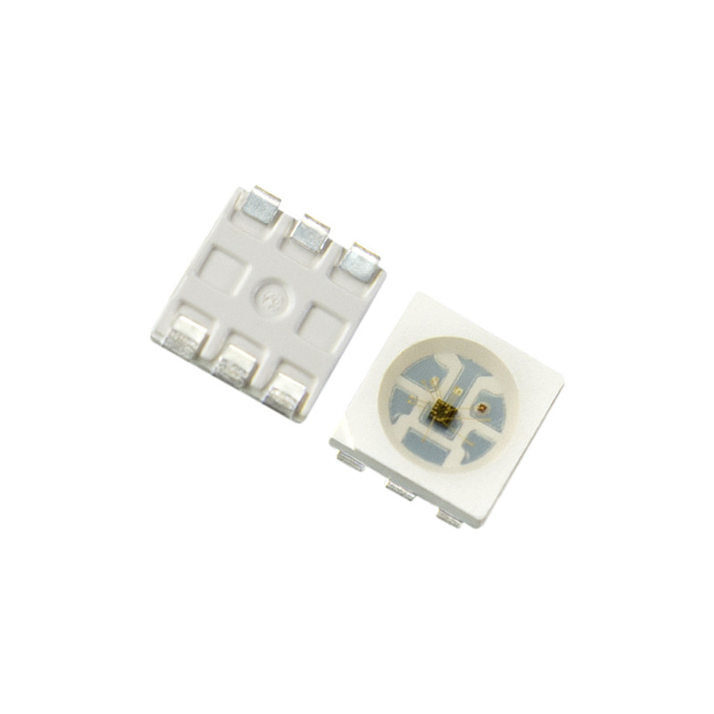 IC Built-in 5050 RGB SMD LED Full Color LED Chip LC8808 6 PIN 5050 RGB ...