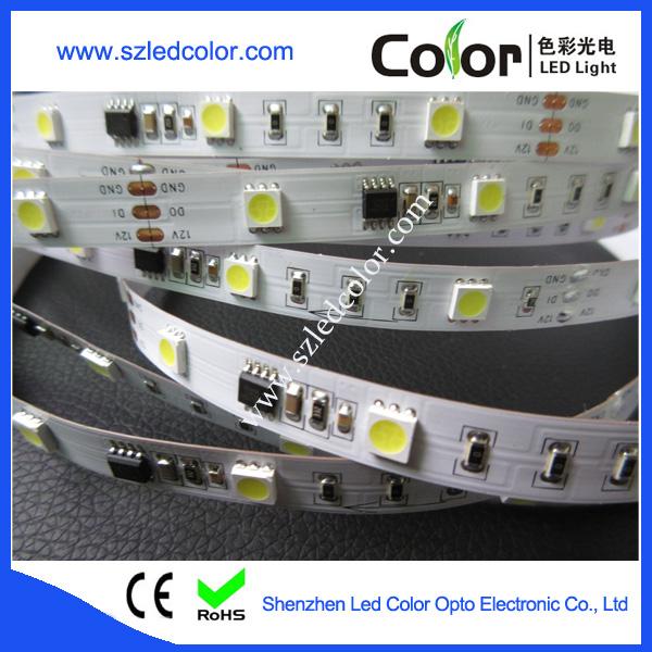 ws2811 digital white color programmable color change strip