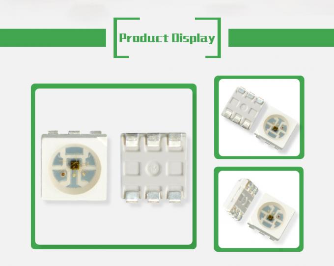 IC Built-in 5050 RGB SMD LED Full Color LED Chip LC8808 6 PIN 5050 RGB LED Chip SMD